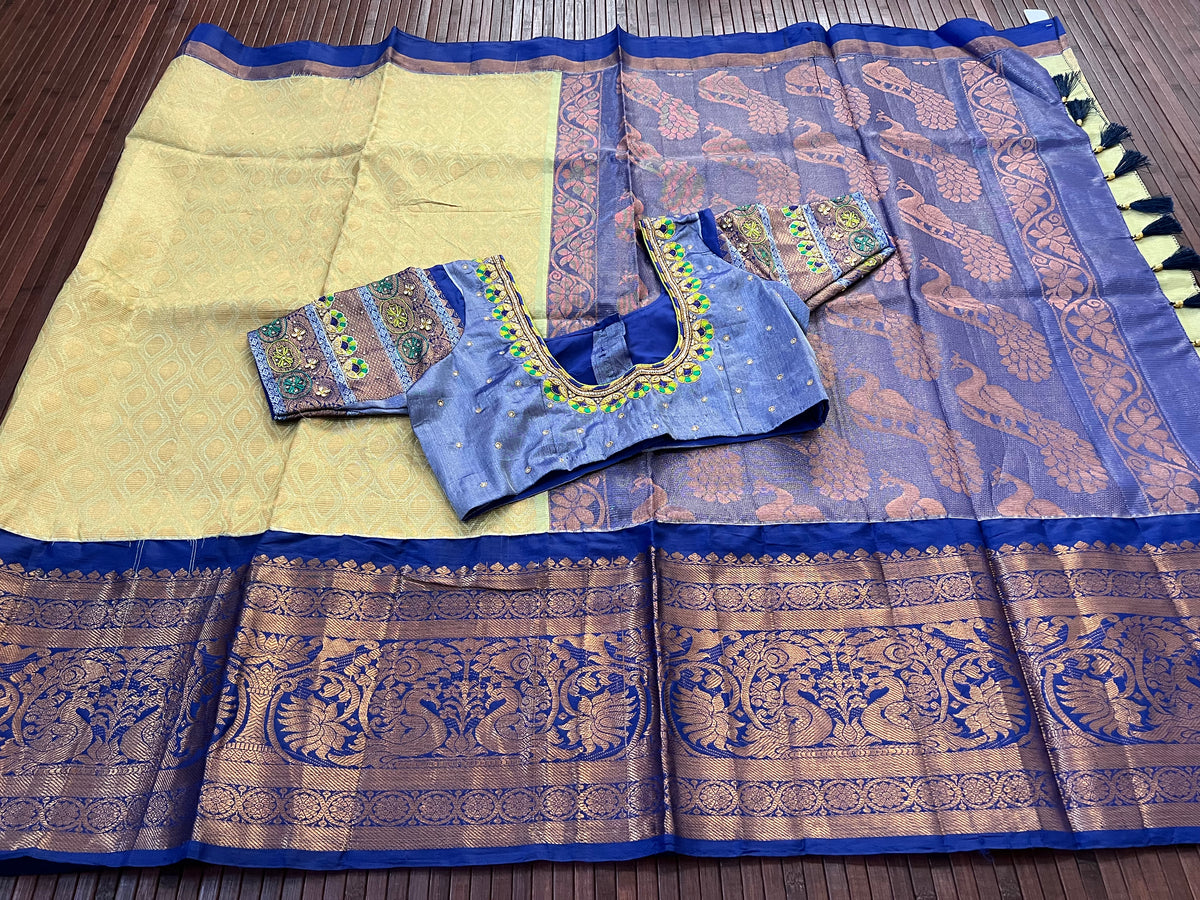 Tissue Kuppadam Saree – Vasthravedika